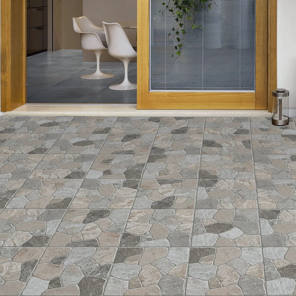 Carrelage Terrasse Effet Pierre Pave Nazare 33,5 x 33,5 cm – Ceramisa